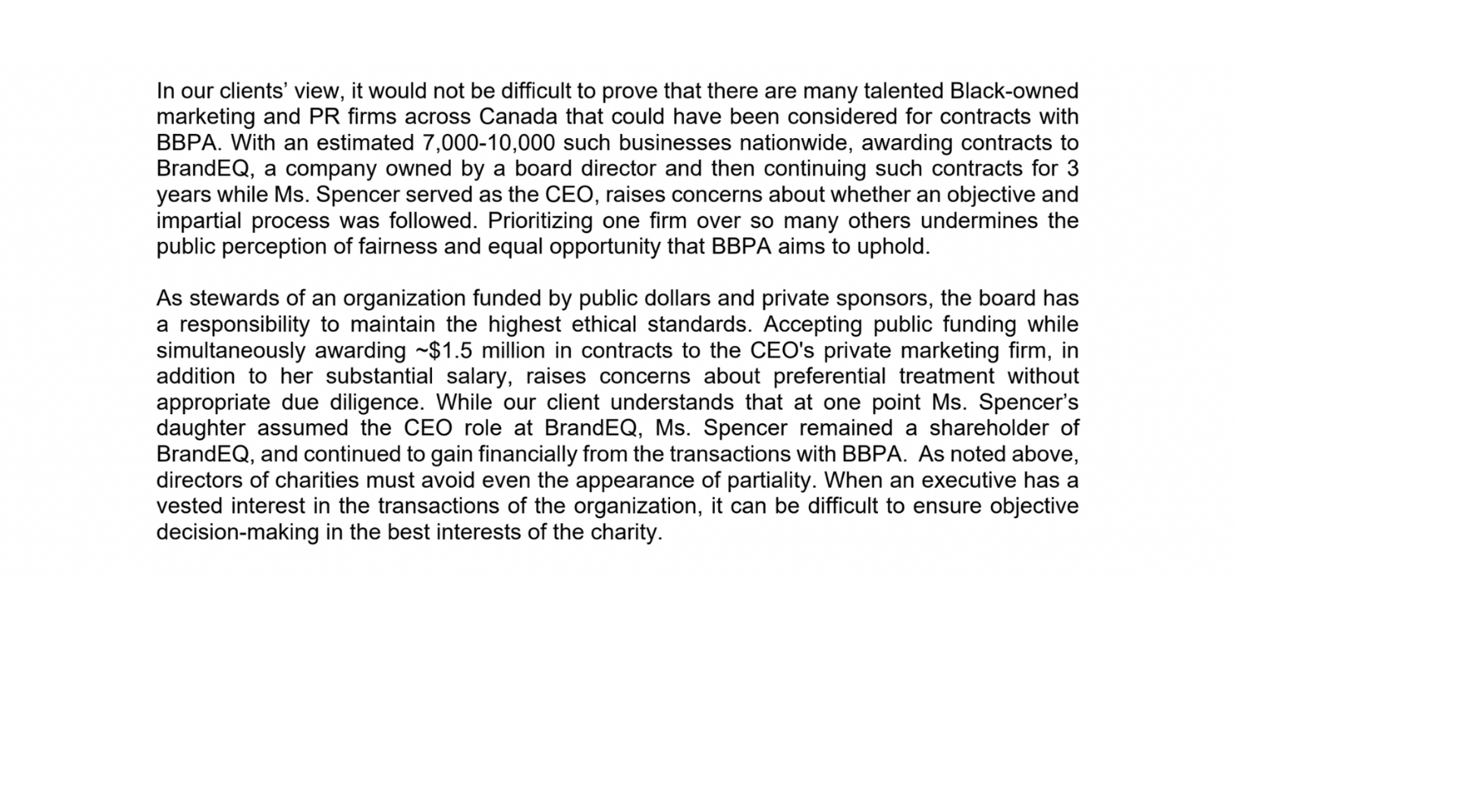 Nearly A Dozen Bbpa Members Call For Entire Board To Resign Over Allegations Of Misappropriation